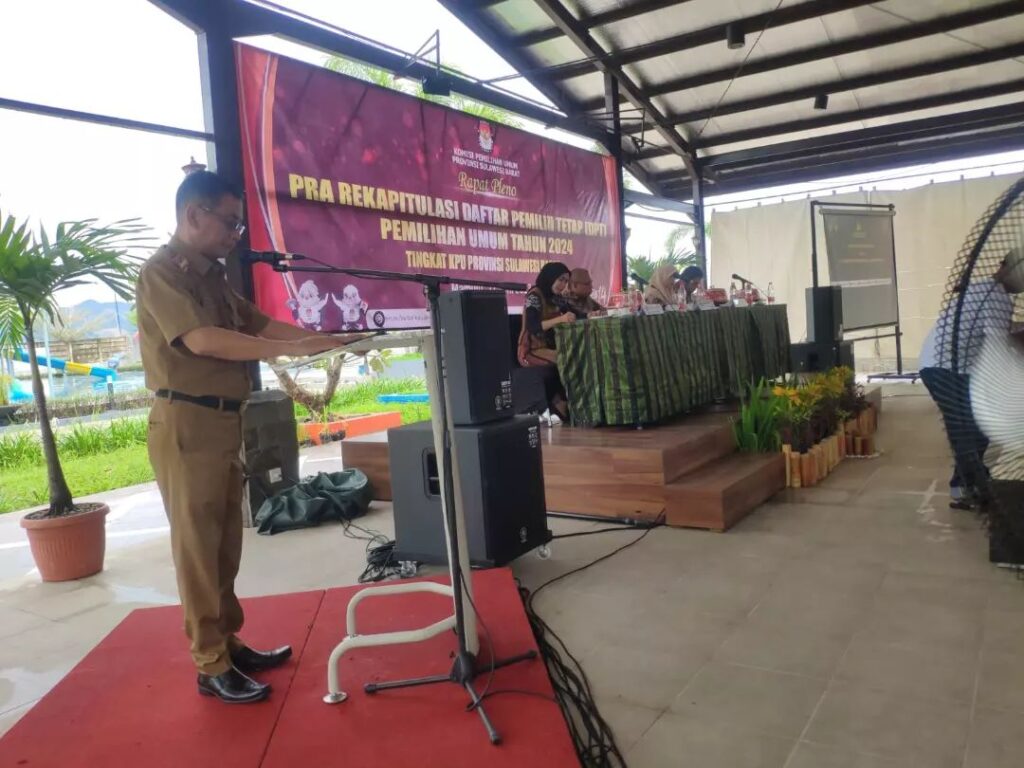 Rapat Pleno Terbuka Penetapan Dpt Pemilu 2024 Provinsi Sulawesi Barat